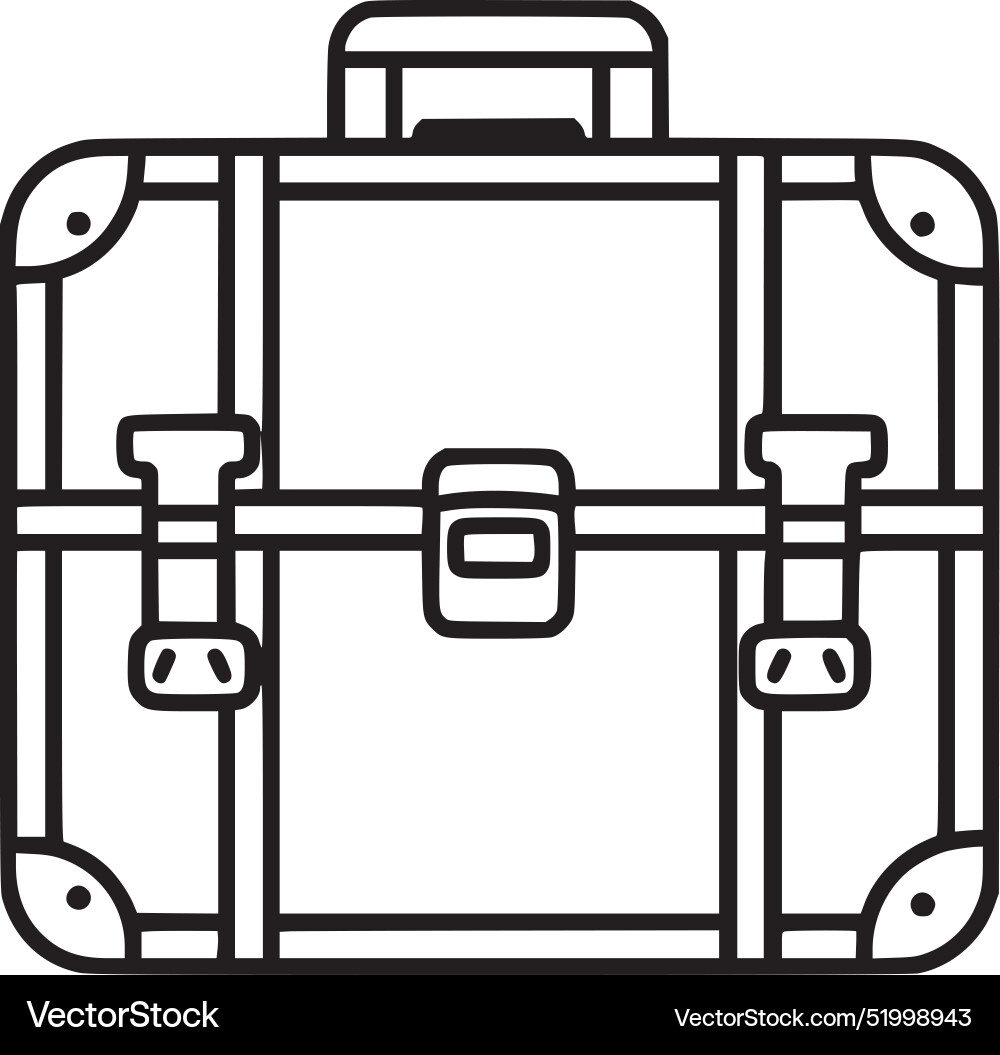 Suitcase Royalty Free Vector Image - VectorStock