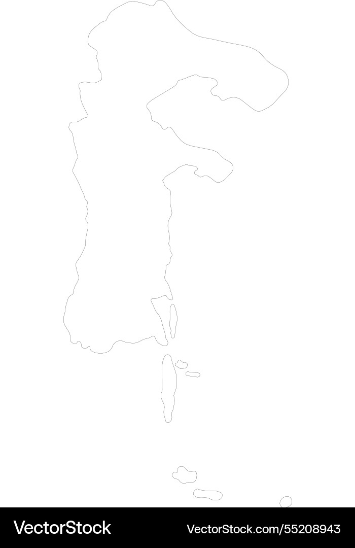 Sulawesi selatan indonesia outline map Royalty Free Vector Sulawesi selatan indonesia outline map Royalty Free Vector