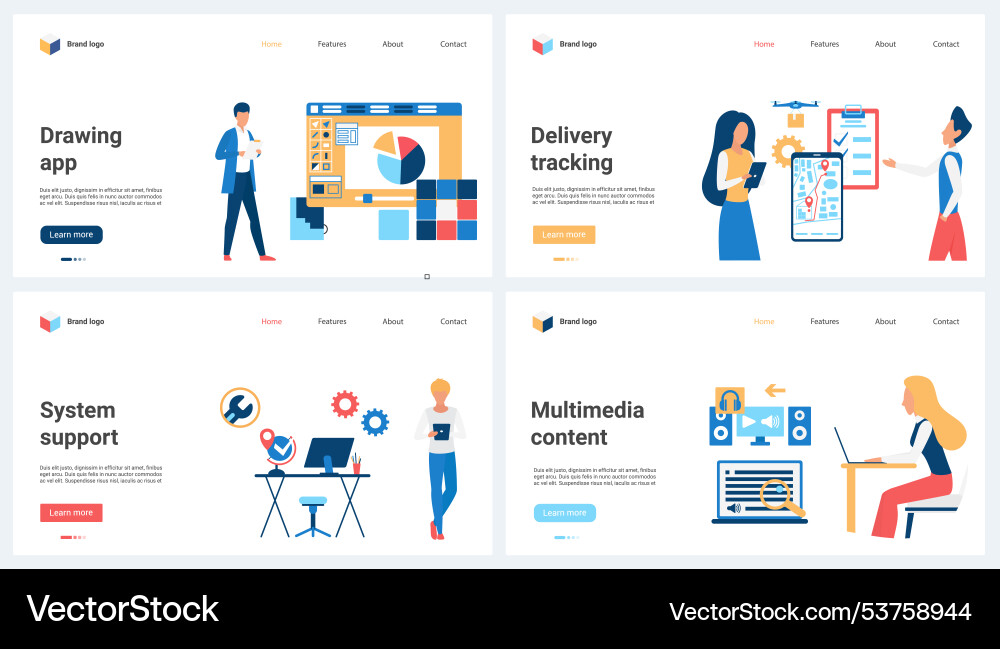 Order delivery tracking on mobile app design Vector Image