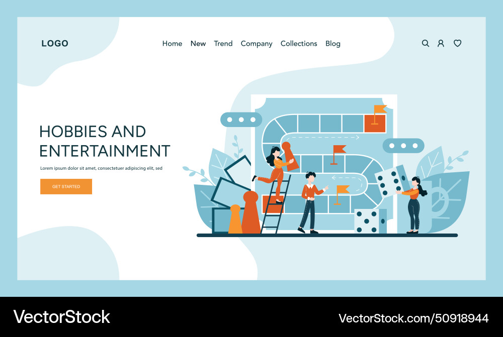 Playful characters engage in board games Vector Image