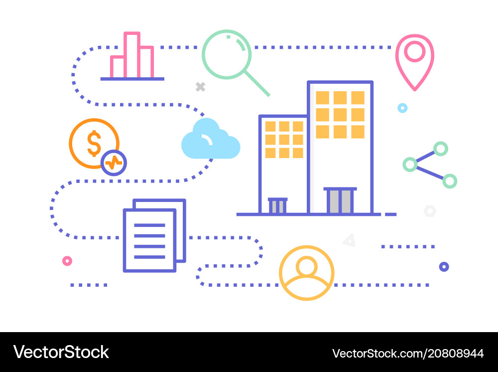 Professional company Royalty Free Vector Image