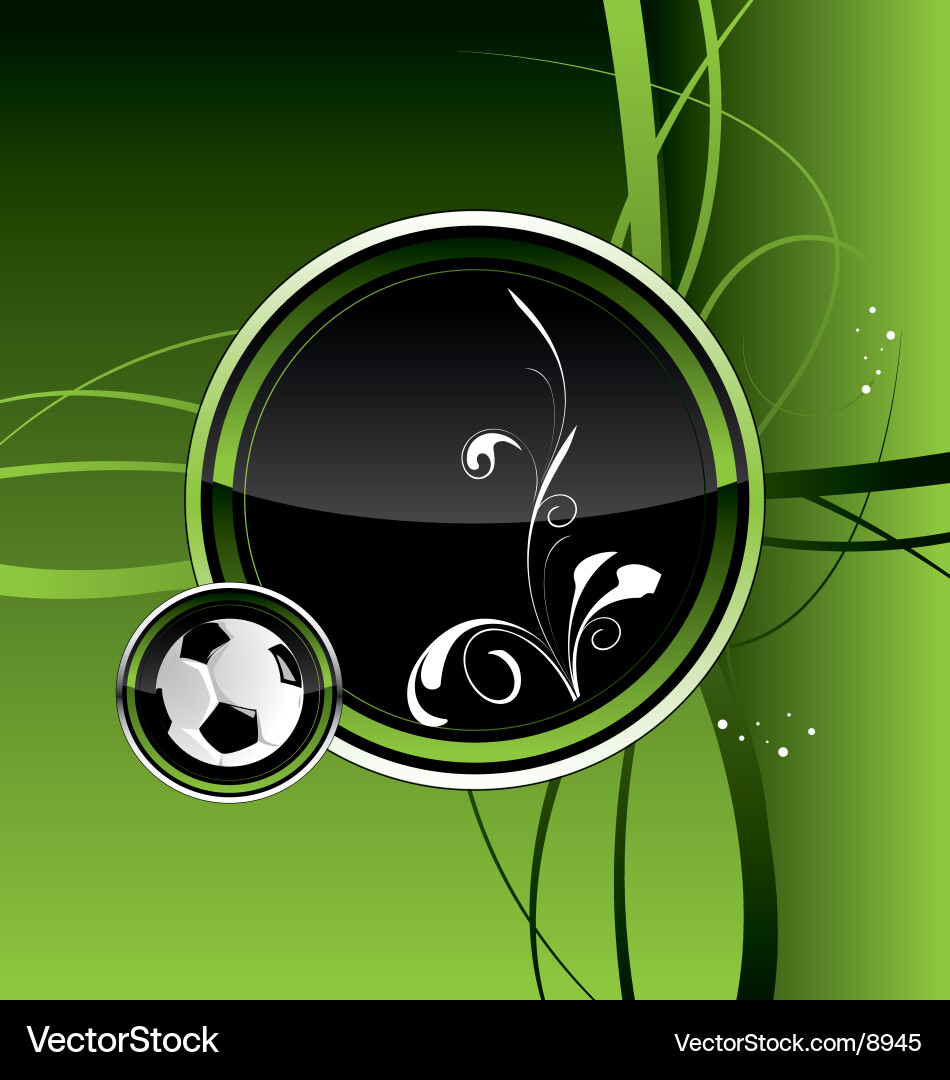 Football background Royalty Free Vector Image - VectorStock