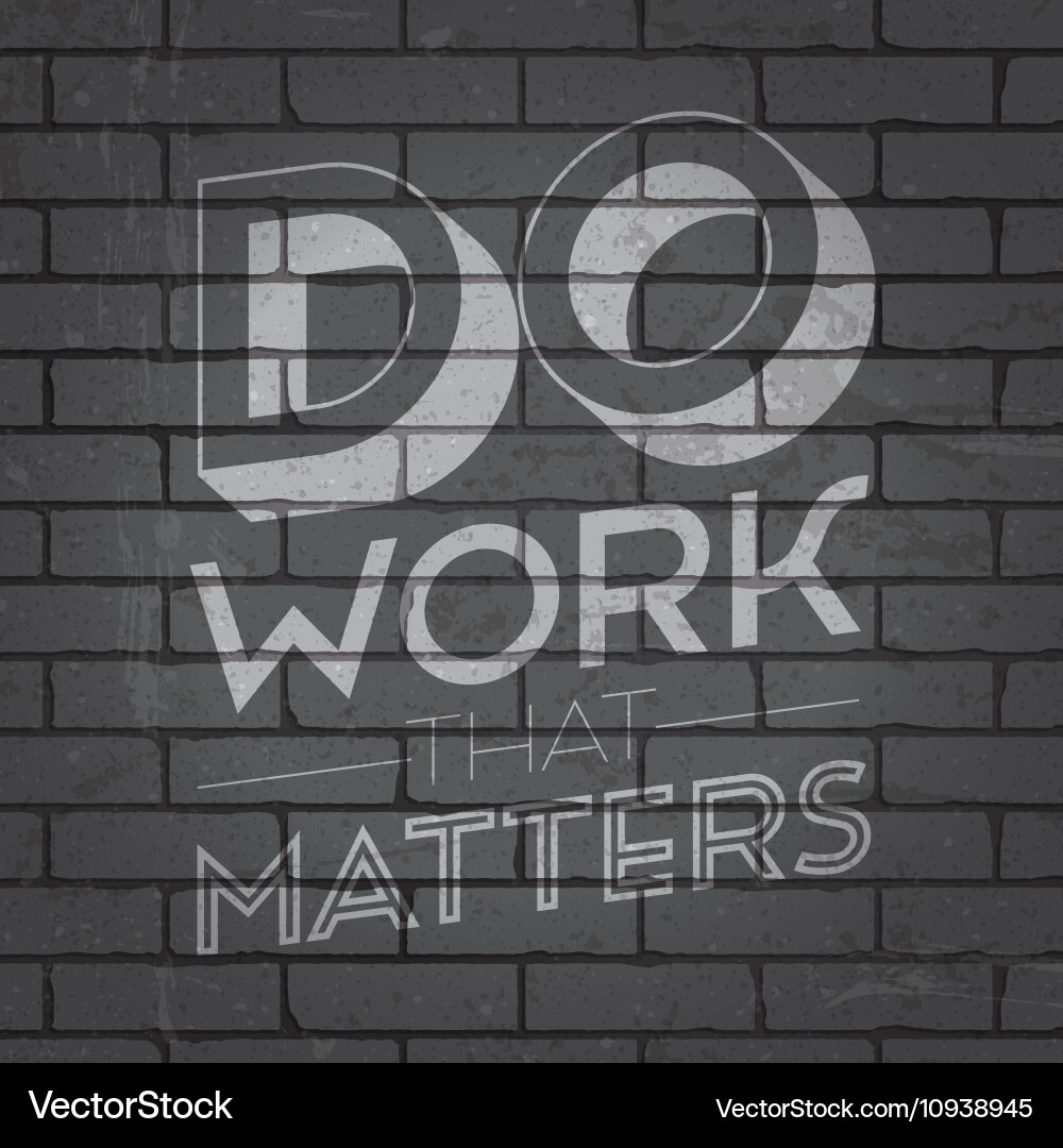 Hand drawn lettering slogan Royalty Free Vector Image