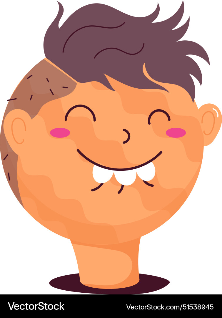 Self grooming flat stickers Royalty Free Vector Image