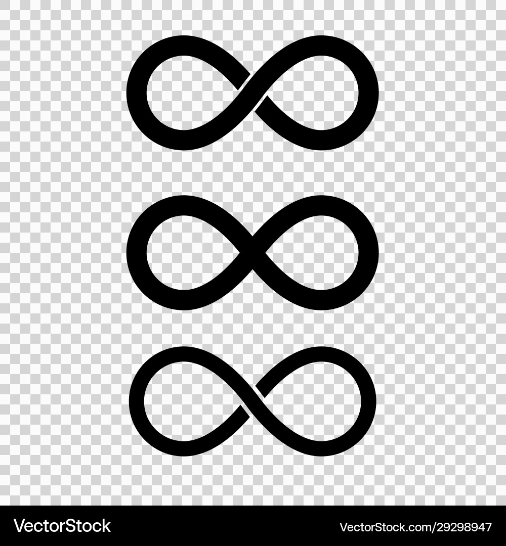 Infinity loop icon isolated Royalty Free Vector Image