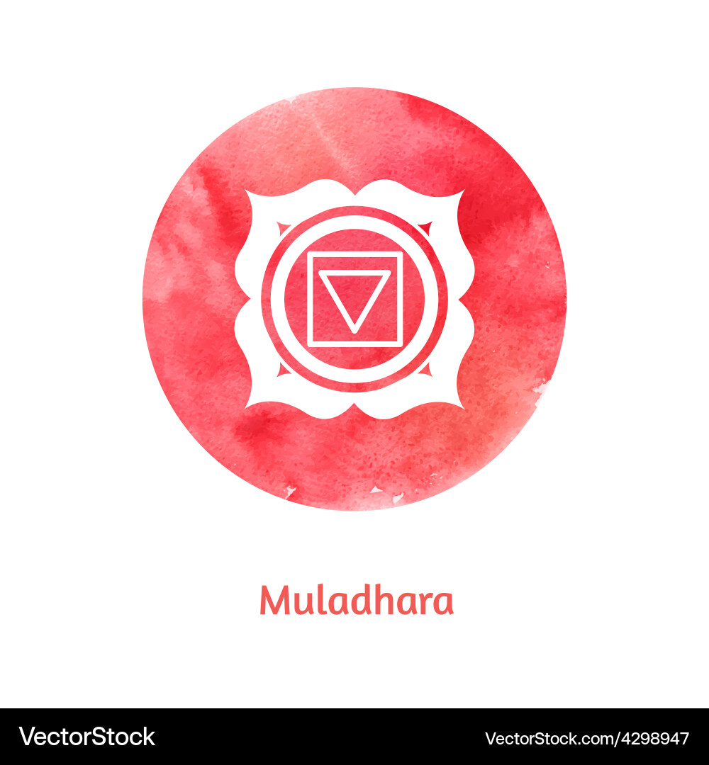 Muladhara chakra Royalty Free Vector Image - VectorStock