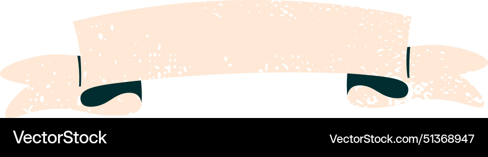 Ribbon with grunge pattern Royalty Free Vector Image