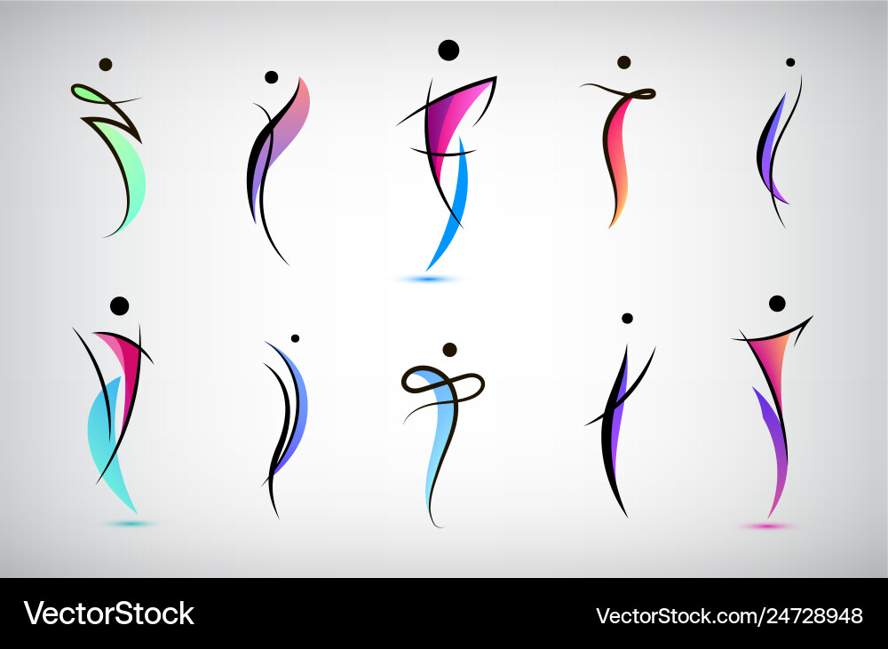 Dynamic Human Forms - Active Lifestyle Royalty Free Vector