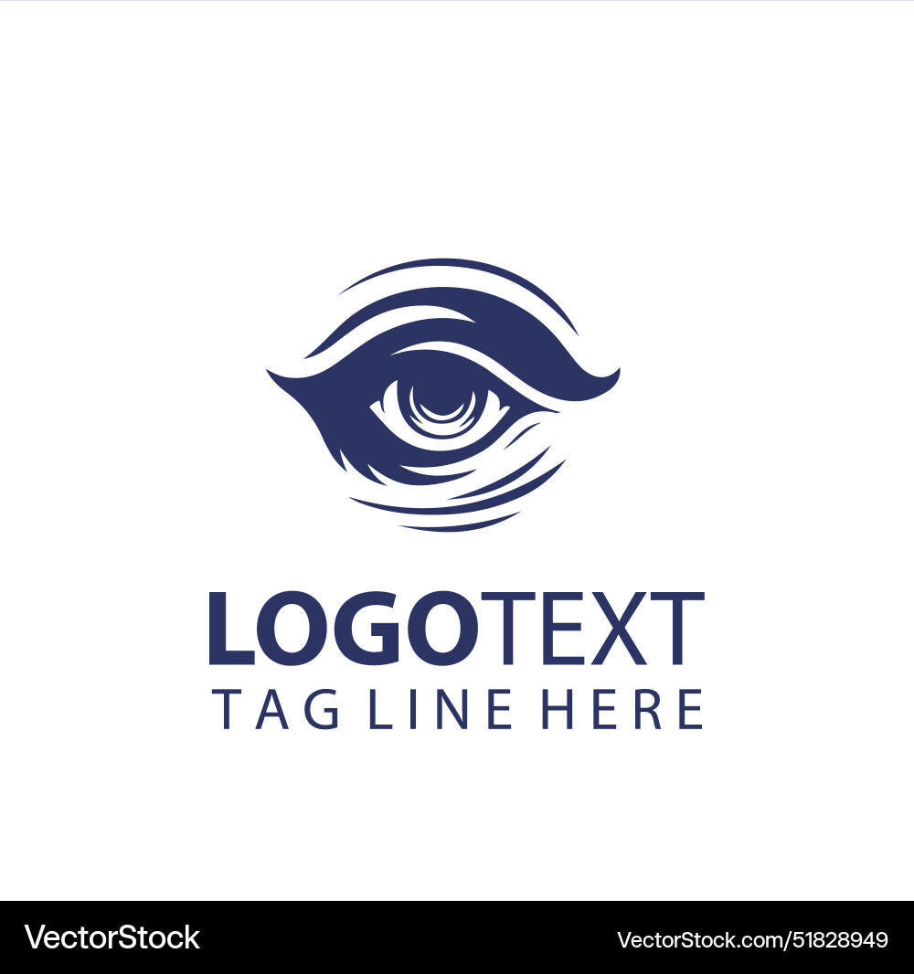 Animal eye logo Royalty Free Vector Image - VectorStock