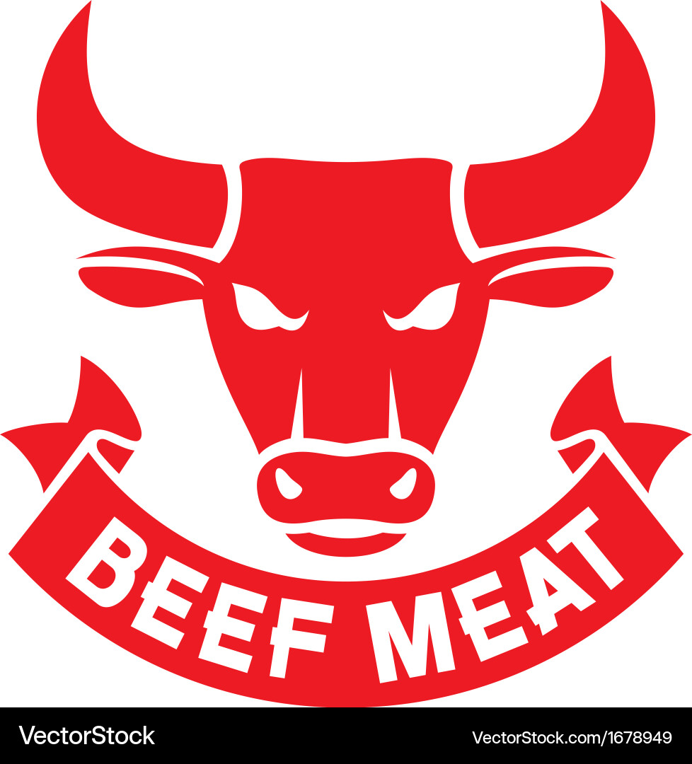 Beef meat Royalty Free Vector Image - VectorStock