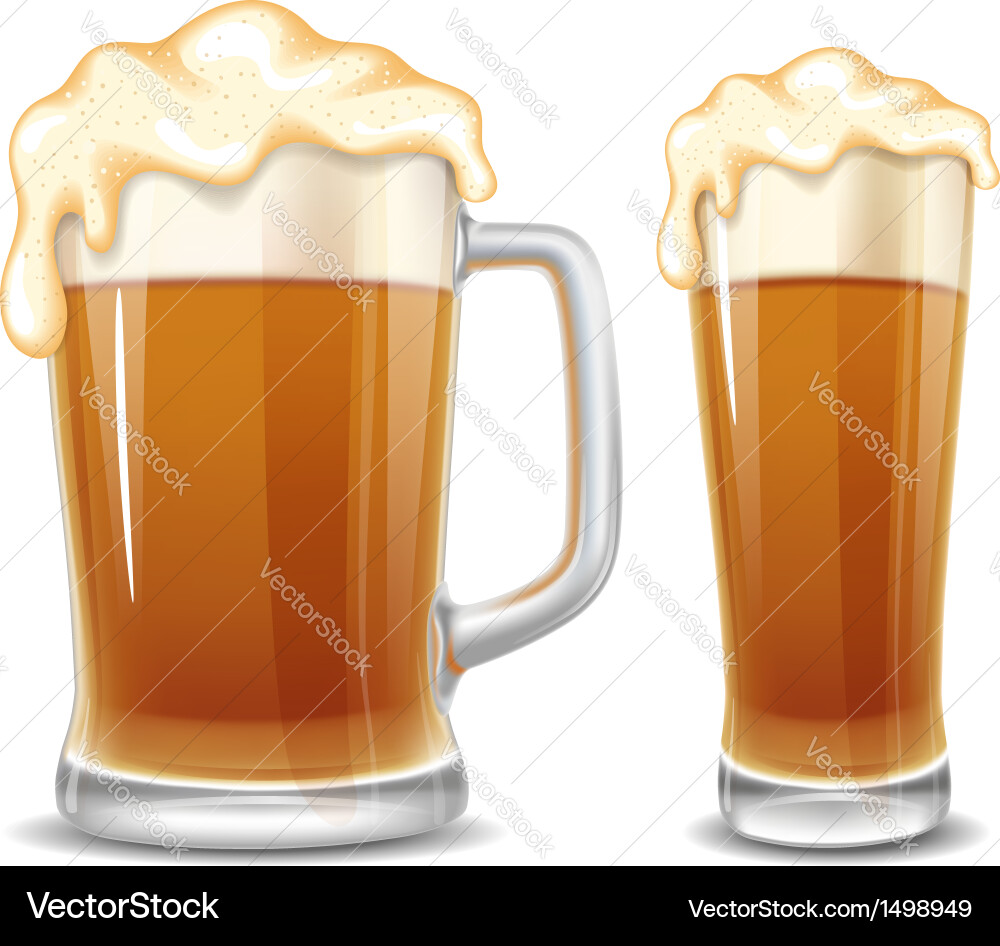 Beer mug Royalty Free Vector Image - VectorStock