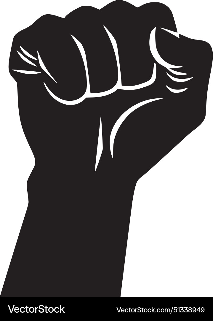 Fist - high quality logo ideal for t-shirt Vector Image