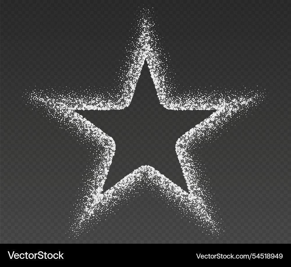 Salt frame sugar powder border flour Royalty Free Vector