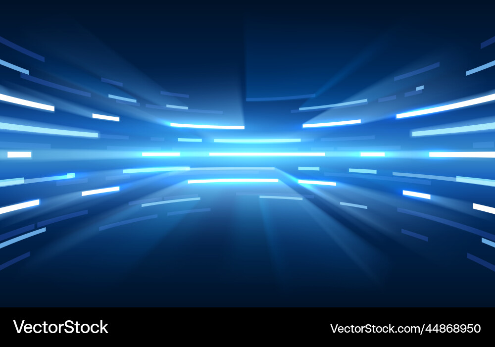 Blue light abstract lines background Royalty Free Vector