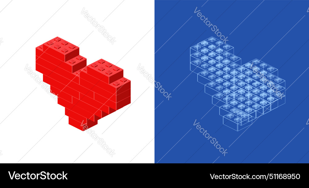 Heart project for print and decoration Royalty Free Vector