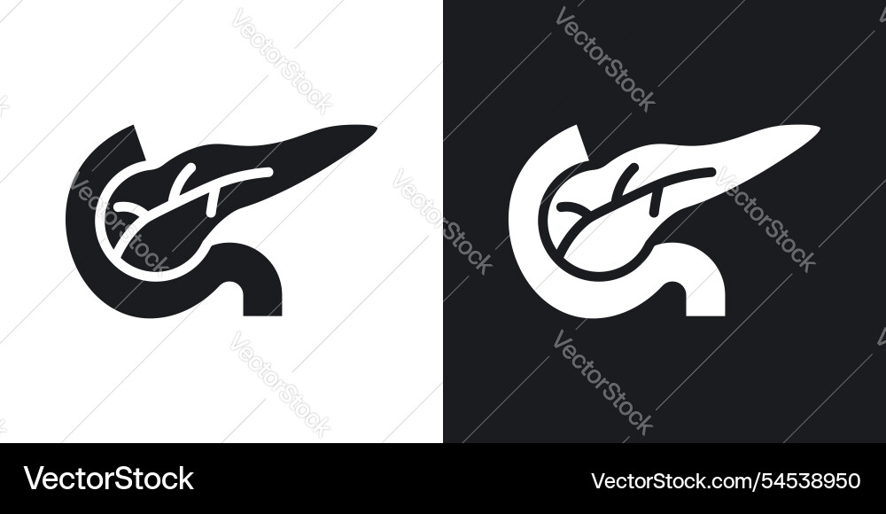 Pancreas icon Royalty Free Vector Image - VectorStock