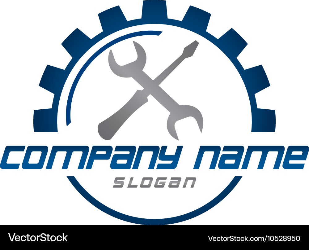 Tools logo Royalty Free Vector Image - VectorStock