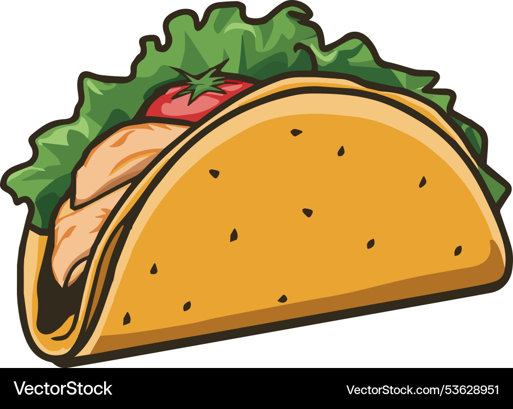 Tacos Royalty Free Vector Image - VectorStock