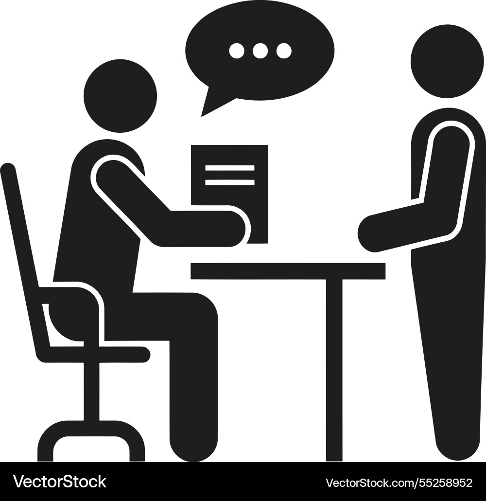 Conversation with paper icon Royalty Free Vector Image