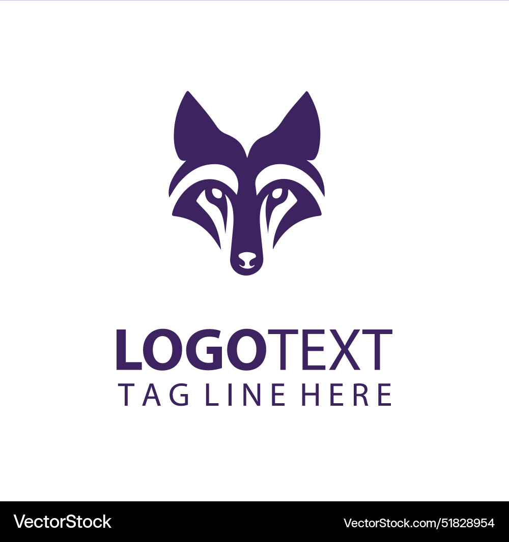 Animal eye logo Royalty Free Vector Image - VectorStock