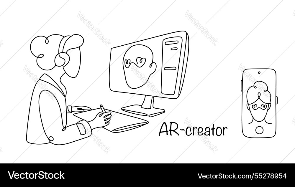 Ar-creator Royalty Free Vector Image - VectorStock
