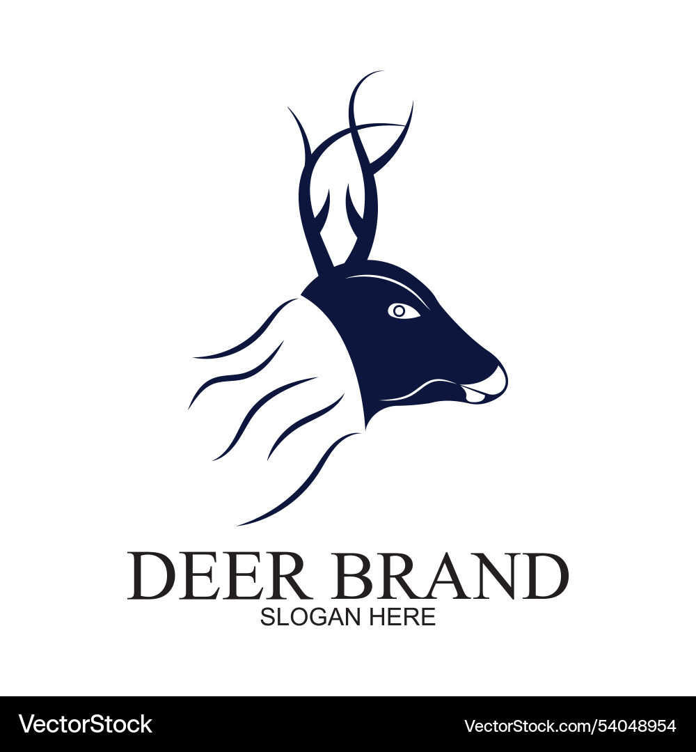 Deer icon design Royalty Free Vector Image - VectorStock