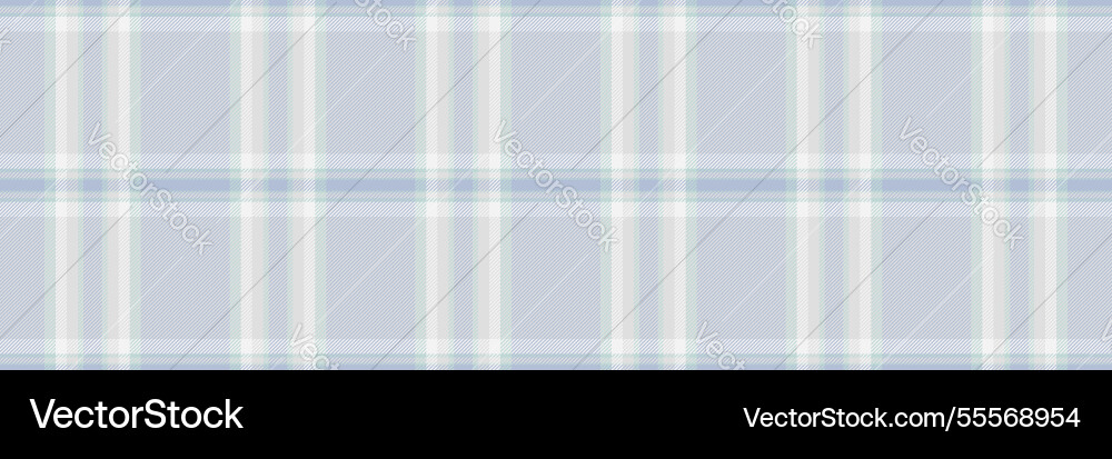 Subtle light blue and white plaid pattern perfect Vector Image