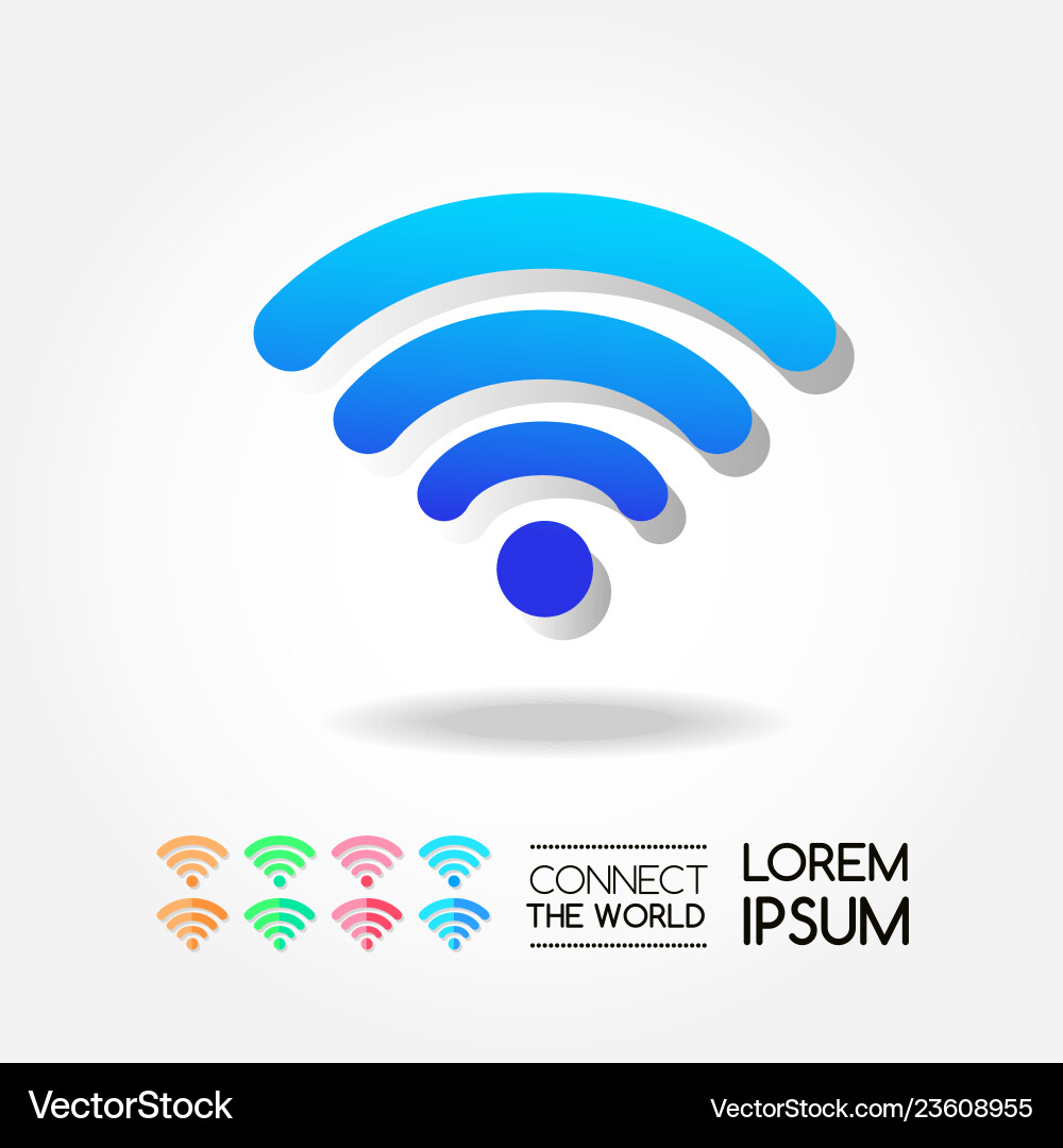 A great connection of the world Royalty Free Vector Image