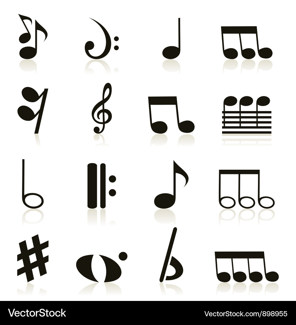 Broken Music Notes Vector Images (over 400)