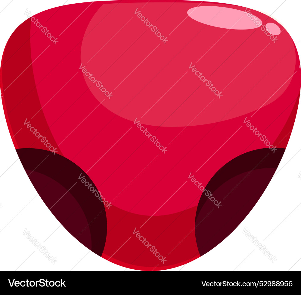 Red cartoon nose smelling something stinky Vector Image