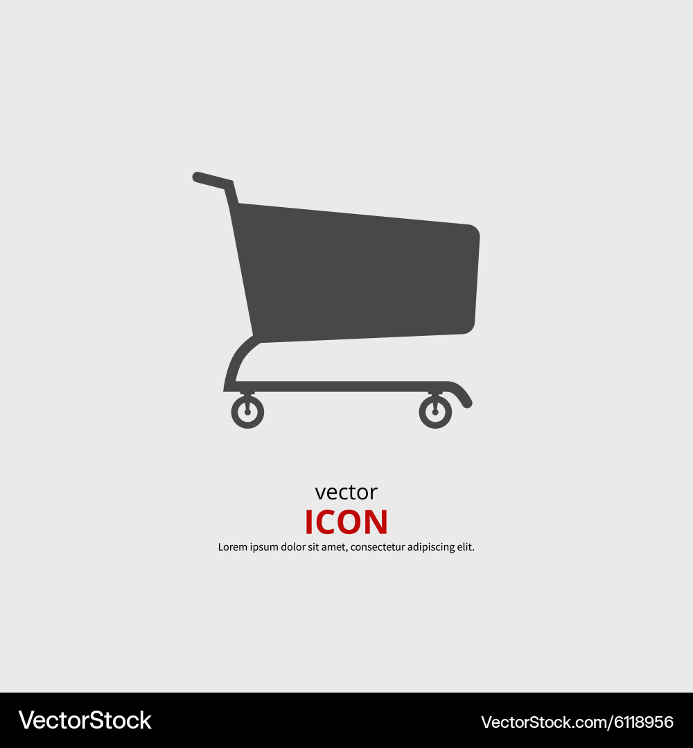 Shopping cart Royalty Free Vector Image - VectorStock