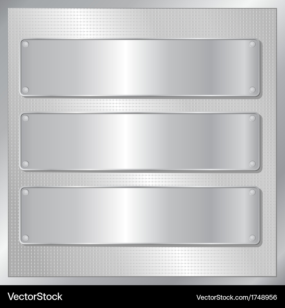 Silver background Royalty Free Vector Image - VectorStock