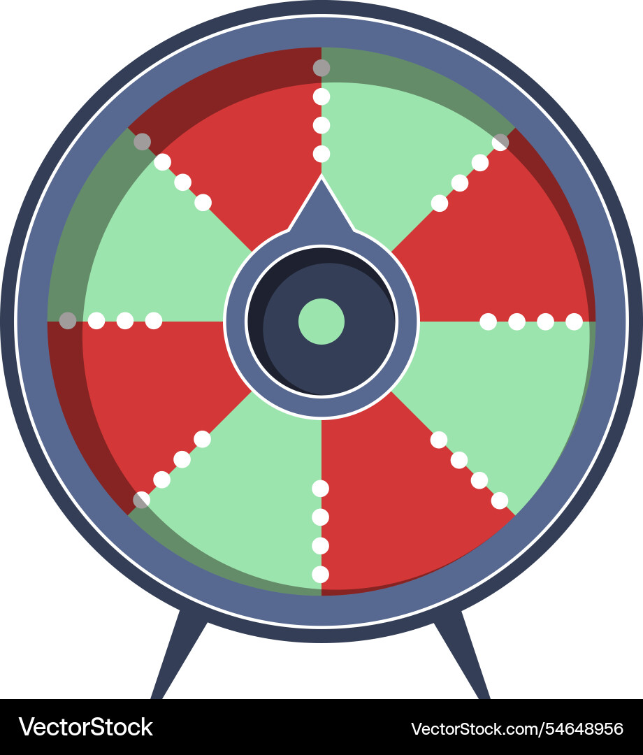Success game roulette wheel Royalty Free Vector Image