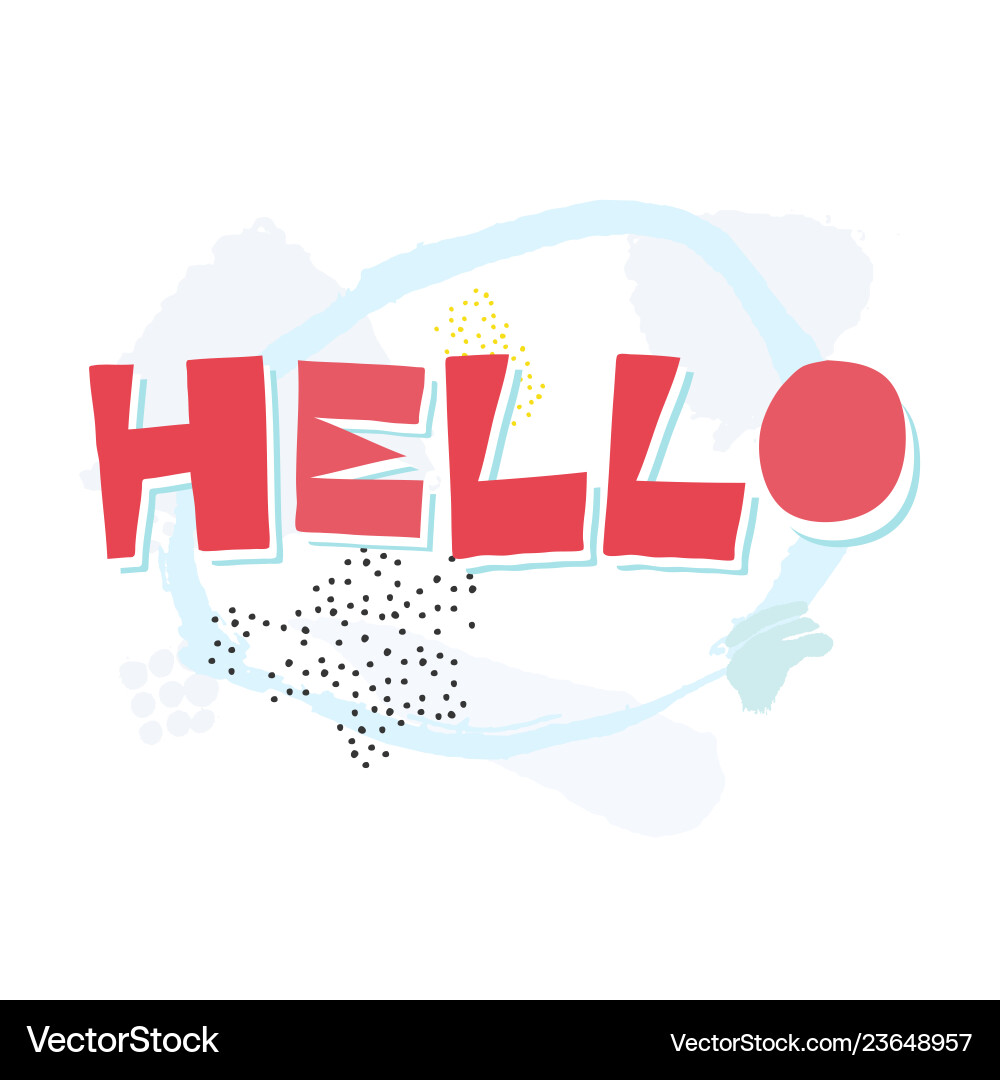 Hello Royalty Free Vector Image - VectorStock