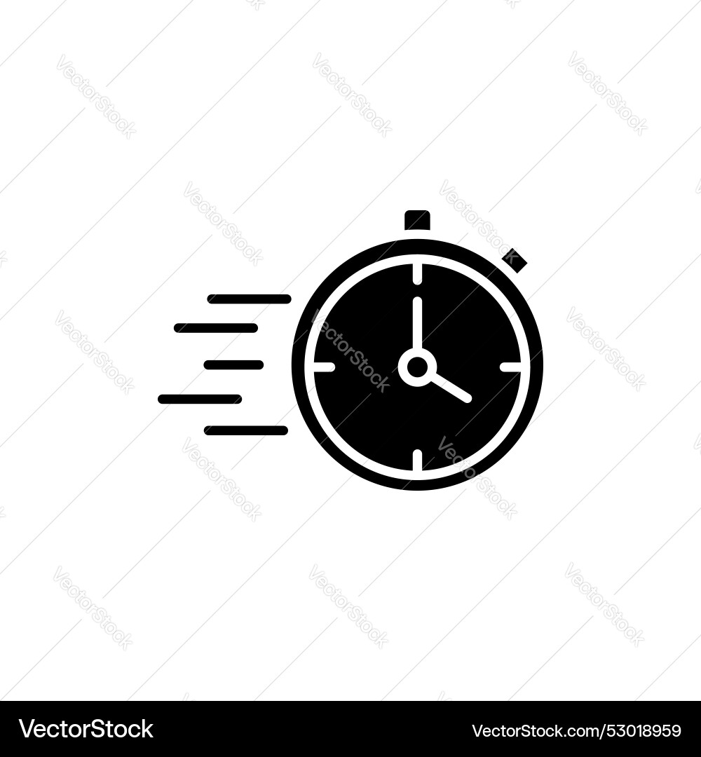 Express icon set fast delivery symbol quick rapid Vector Image