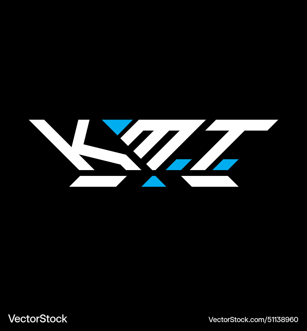 Kmt letter logo design kmt simple and modern logo Vector Image