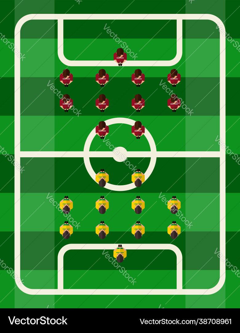 Soccer Stadium Court View – Royalty-Free Vector | VectorStock