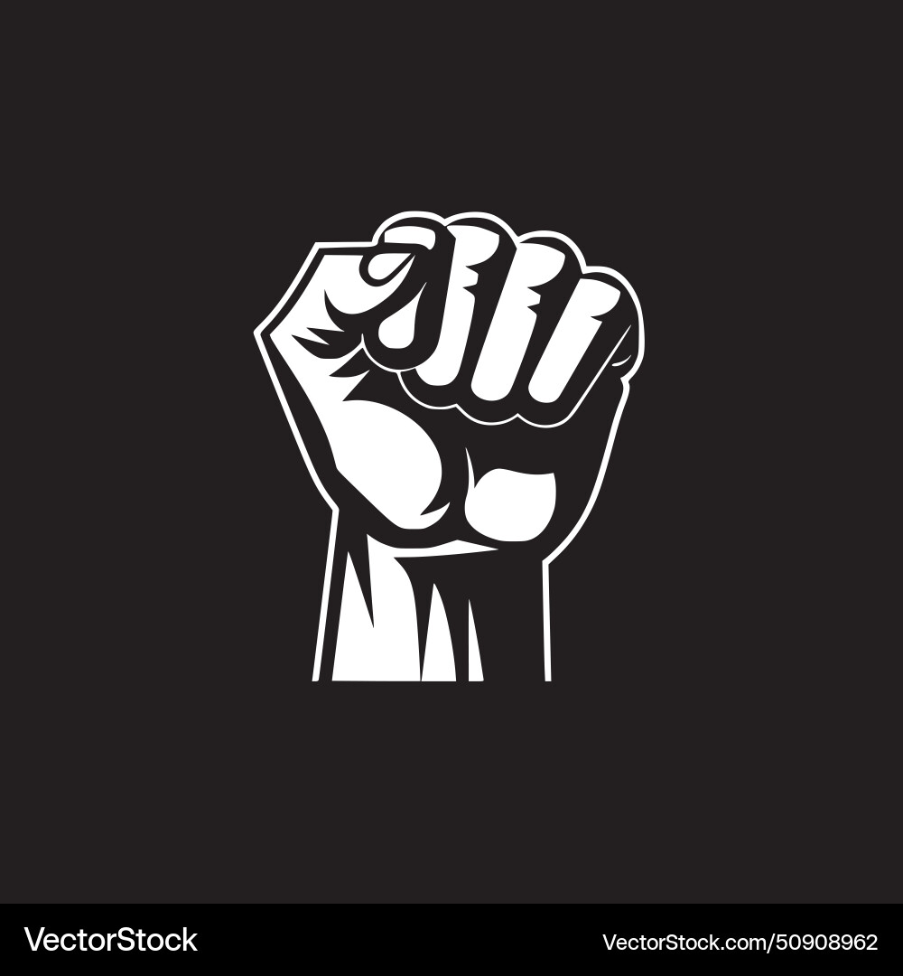 Fist - high quality logo ideal for t-shirt Vector Image