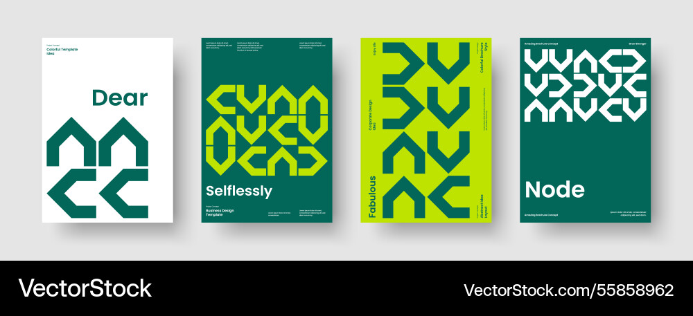 Modern flyer layout creative brochure design Vector Image