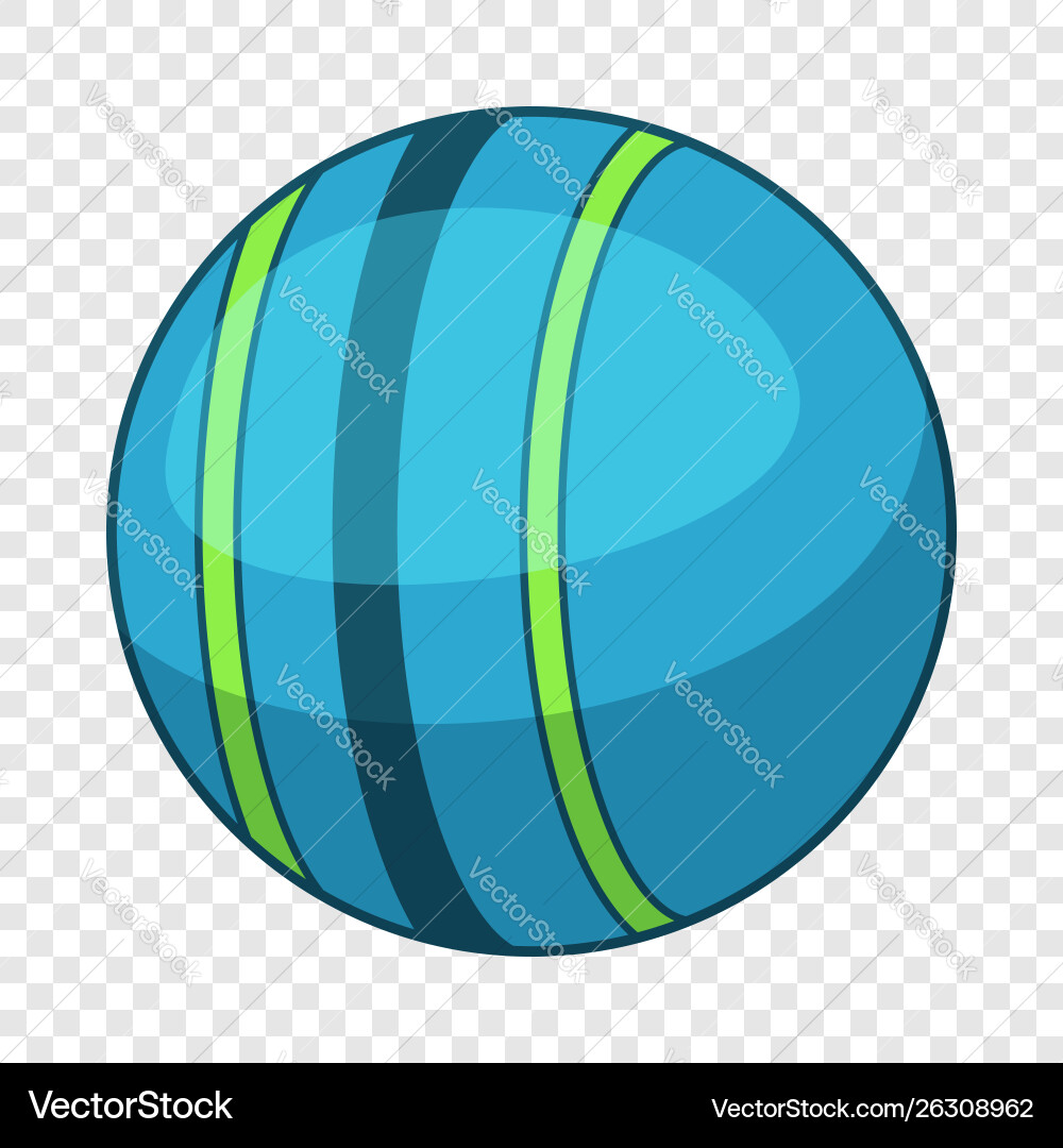 Trainer powerball icon cartoon style Royalty Free Vector