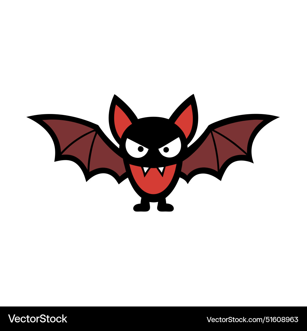 Bat walks icon Royalty Free Vector Image - VectorStock