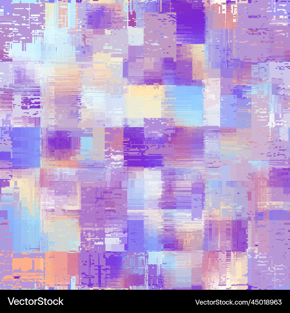 Image with imitation of grunge datamoshing Vector Image