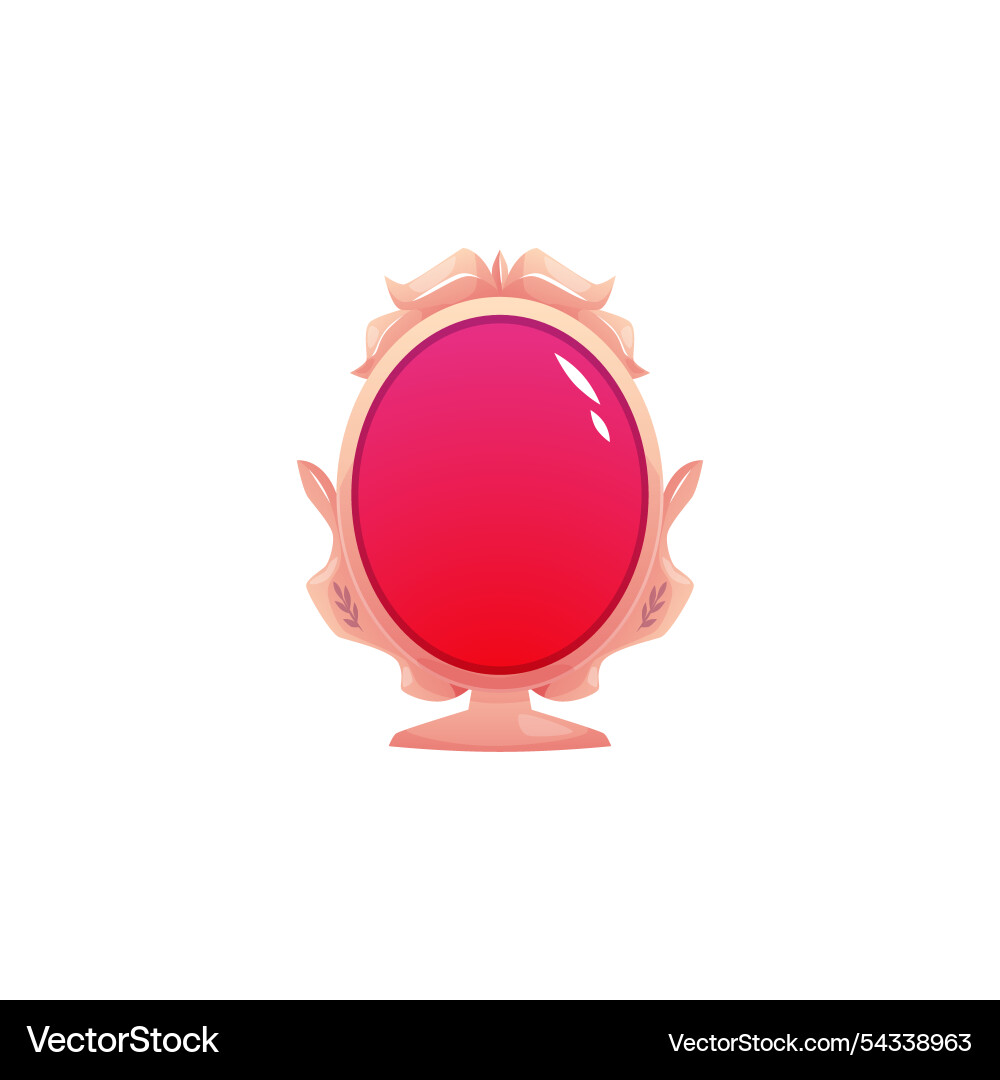 With the image of a magic oval Royalty Free Vector Image
