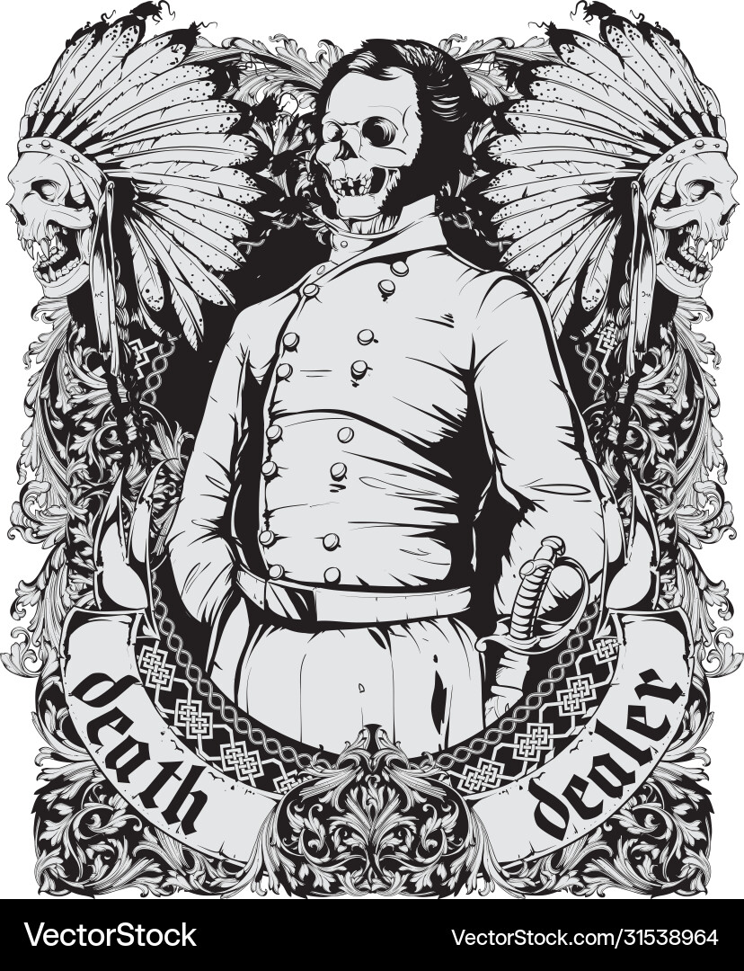 Death dealer Royalty Free Vector Image - VectorStock