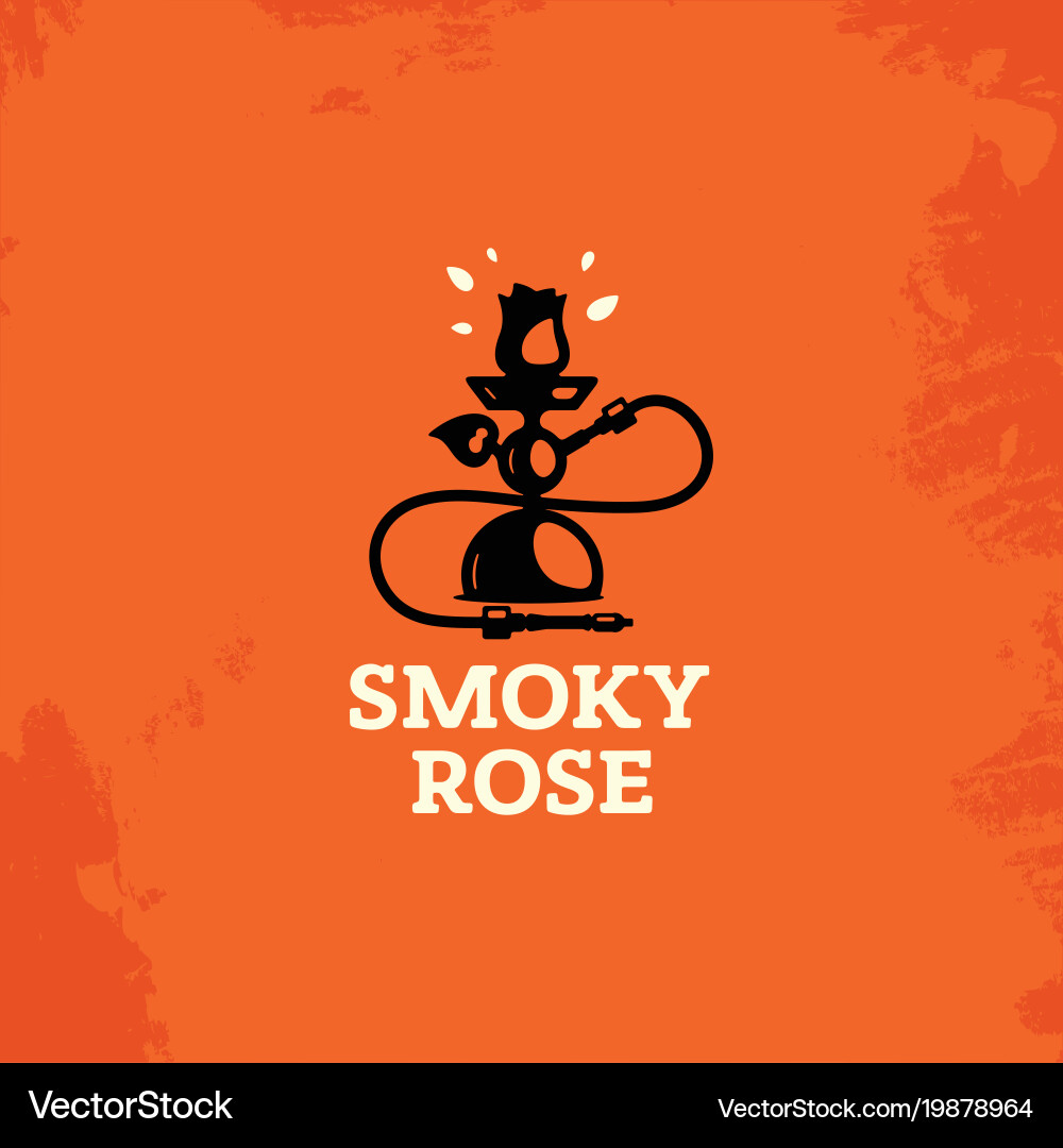 Smoky Rose Logo Royalty Free Vector Image - VectorStock