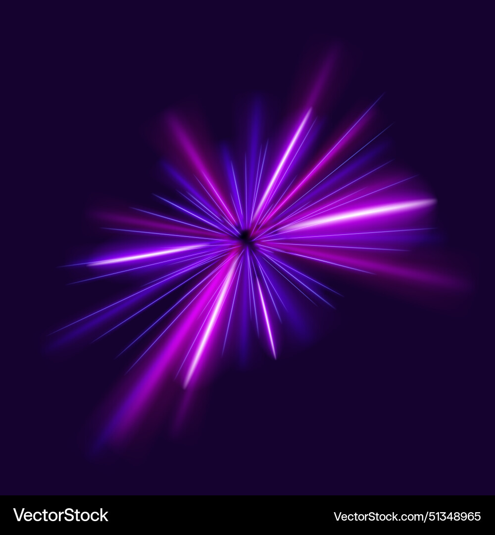 High speed radial motion blur background Vector Image