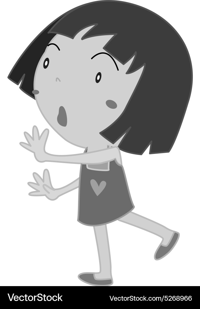 Little girl Royalty Free Vector Image - VectorStock