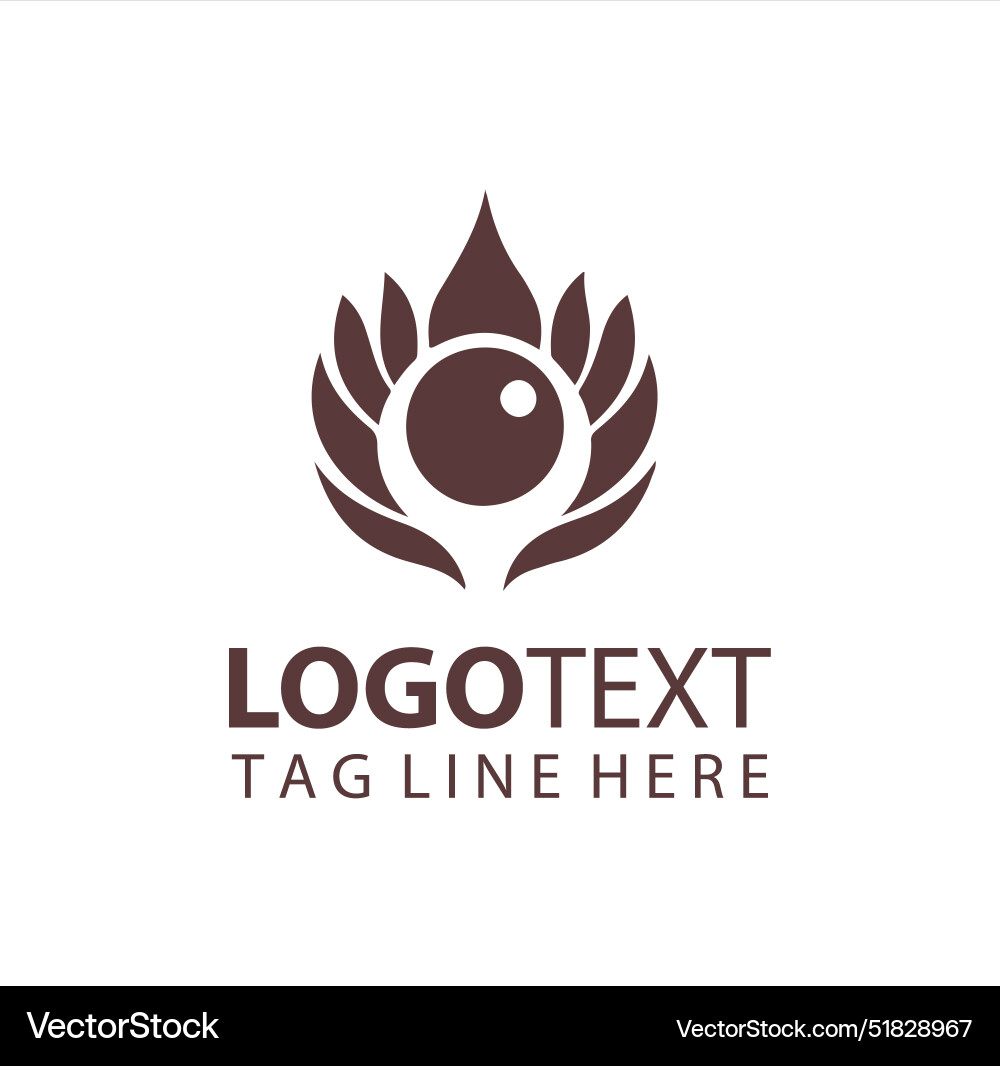 Animal eye logo Royalty Free Vector Image - VectorStock