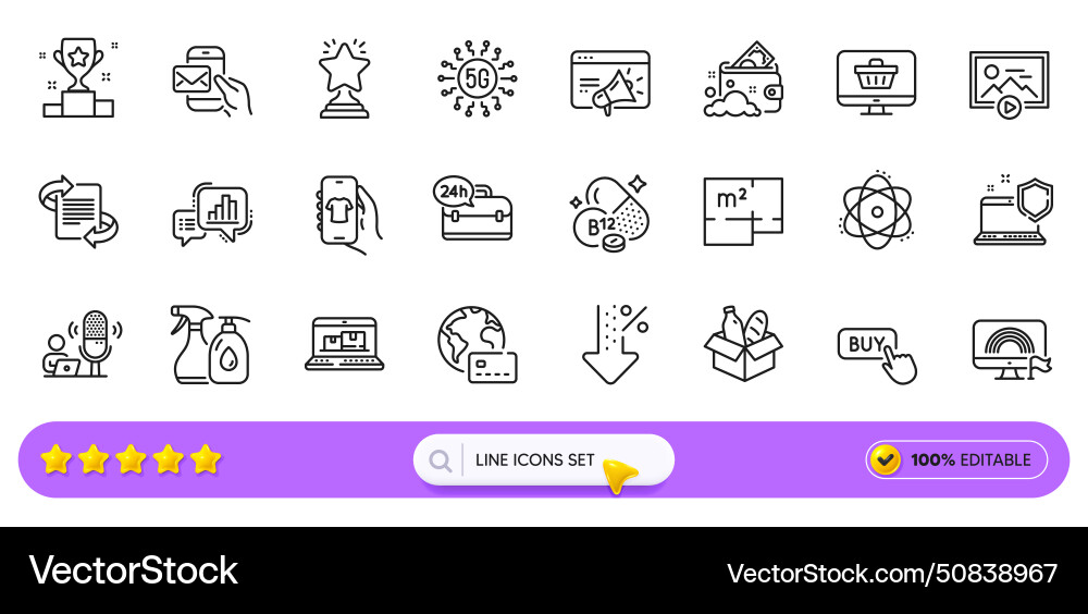 Floor plan computer security and internet pay Vector Image