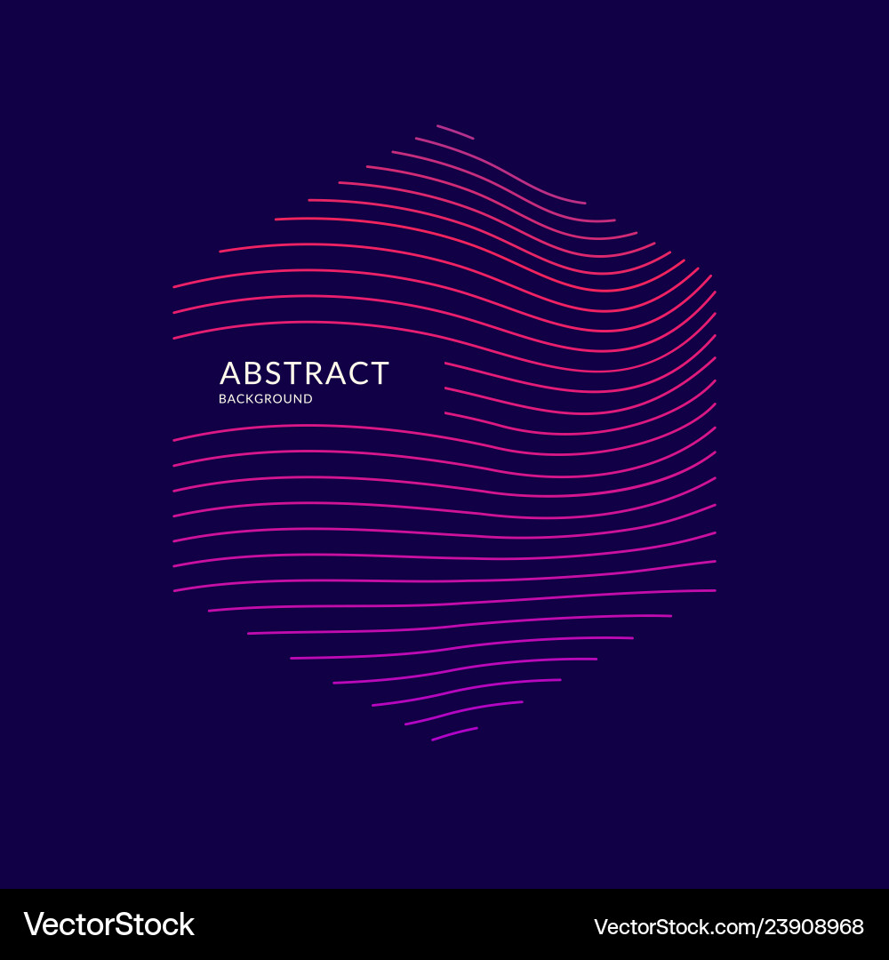 Abstract background with dynamic waves Royalty Free Vector